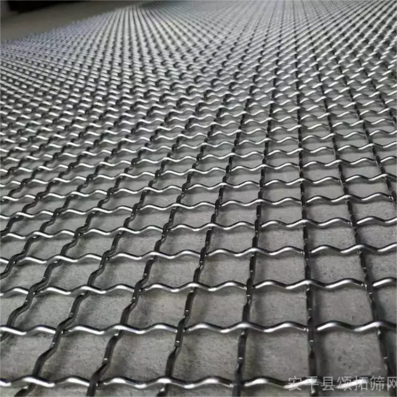 iron wire crimped mesh steel wire mesh - mkmetal
